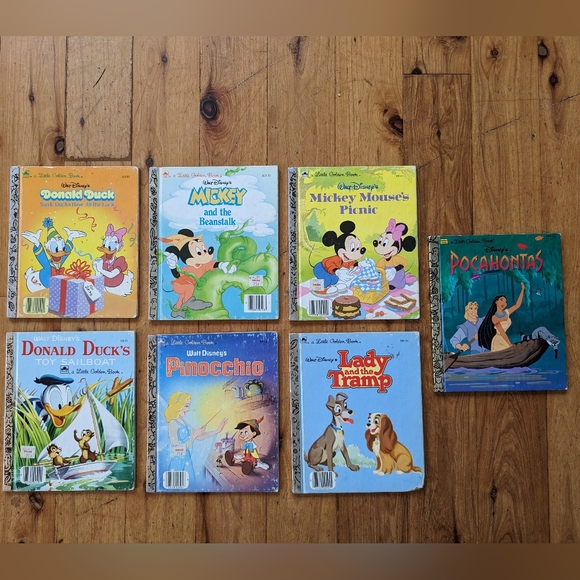 Disney | Toys | Walt Disney Little Golden Books Bundle | Poshmark